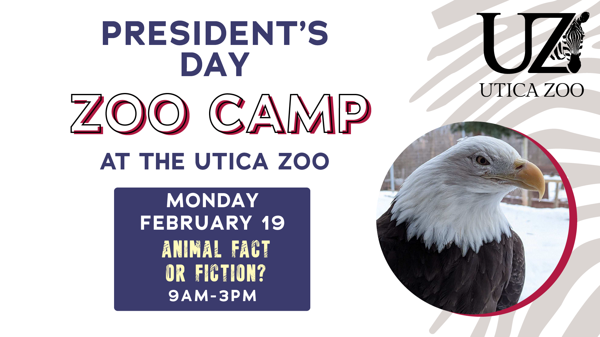 President’s Day Zoo Camp Slider – Utica Zoo
