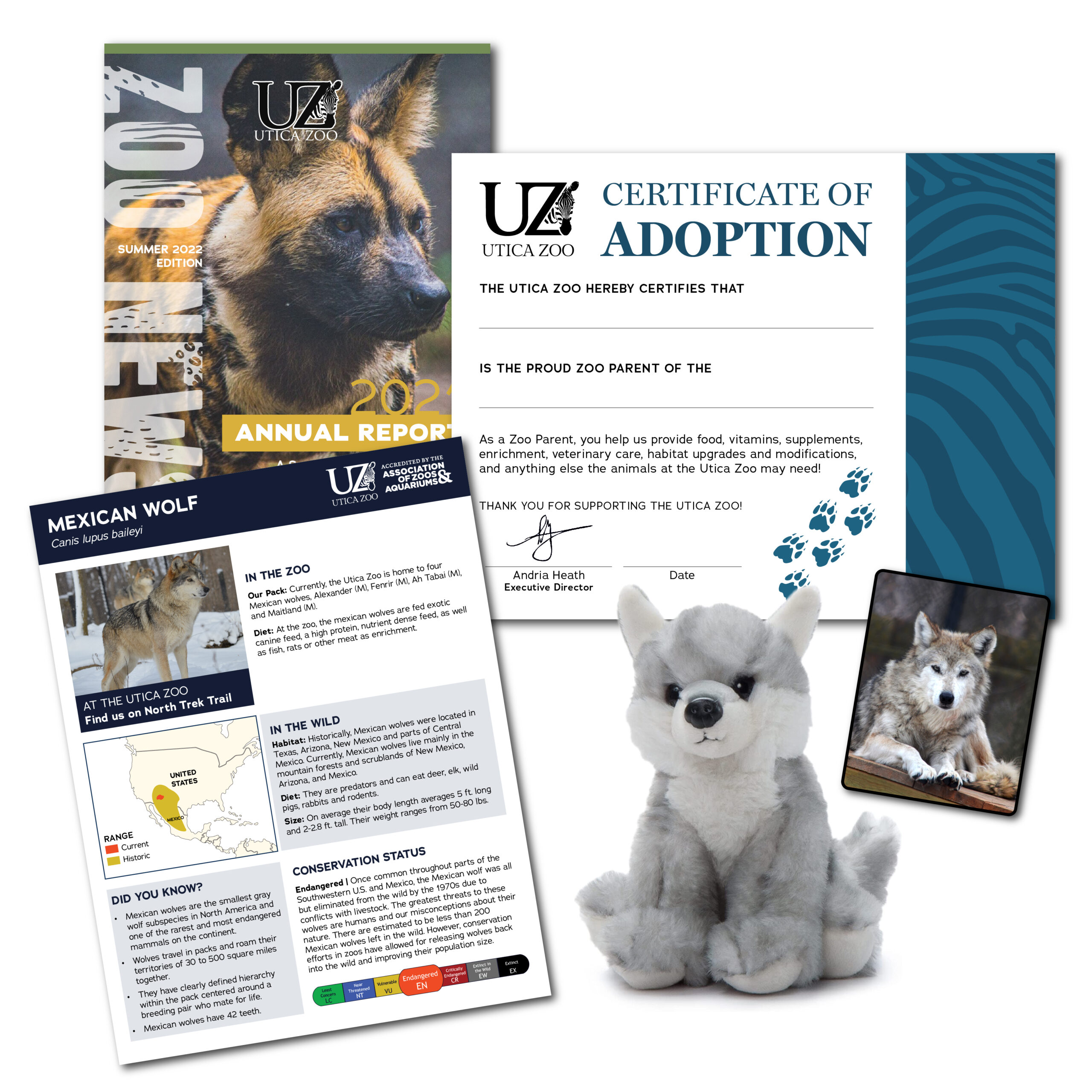 Adoption Package Items 01 Utica Zoo