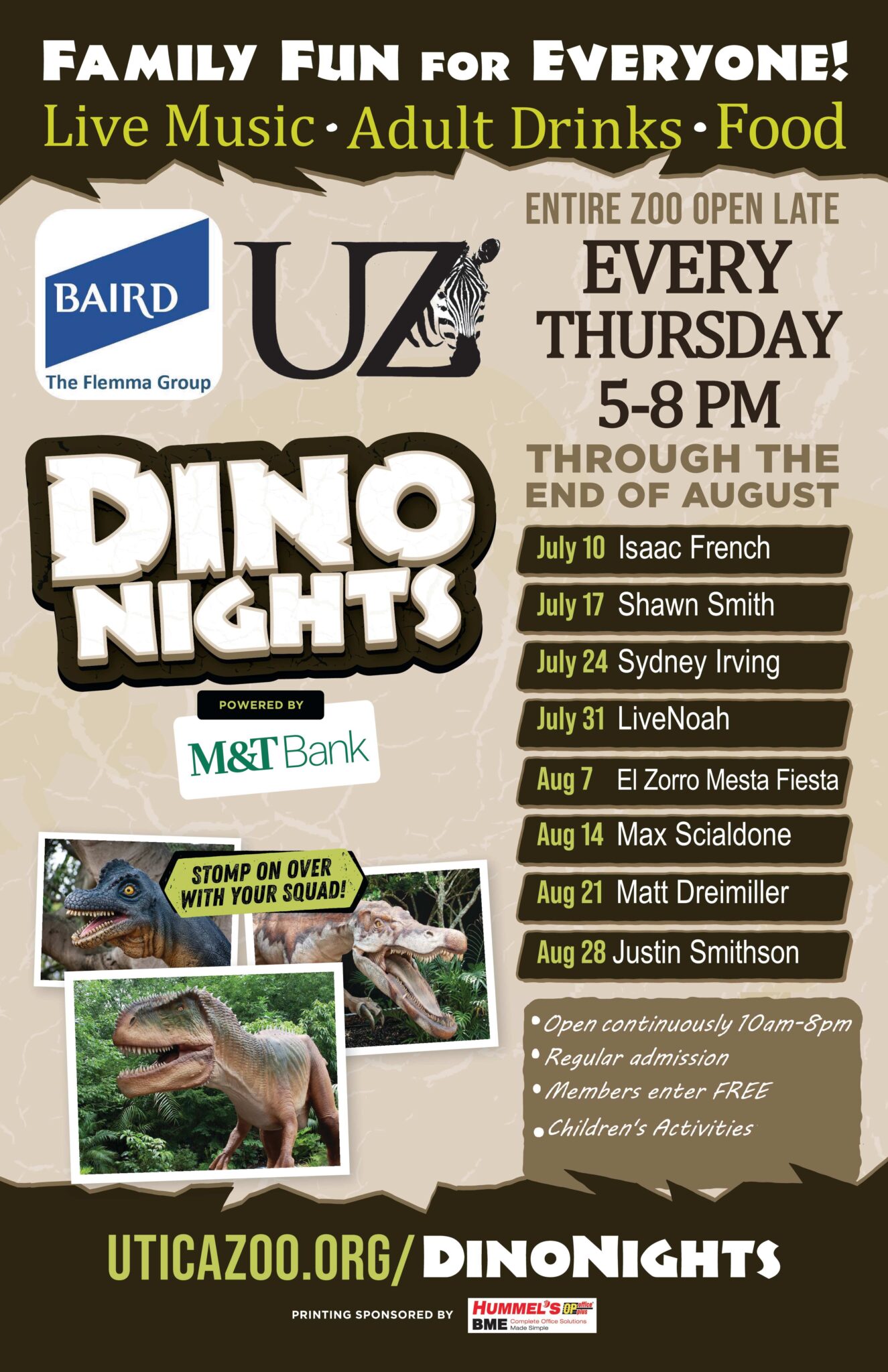 Dino Nights – Utica Zoo